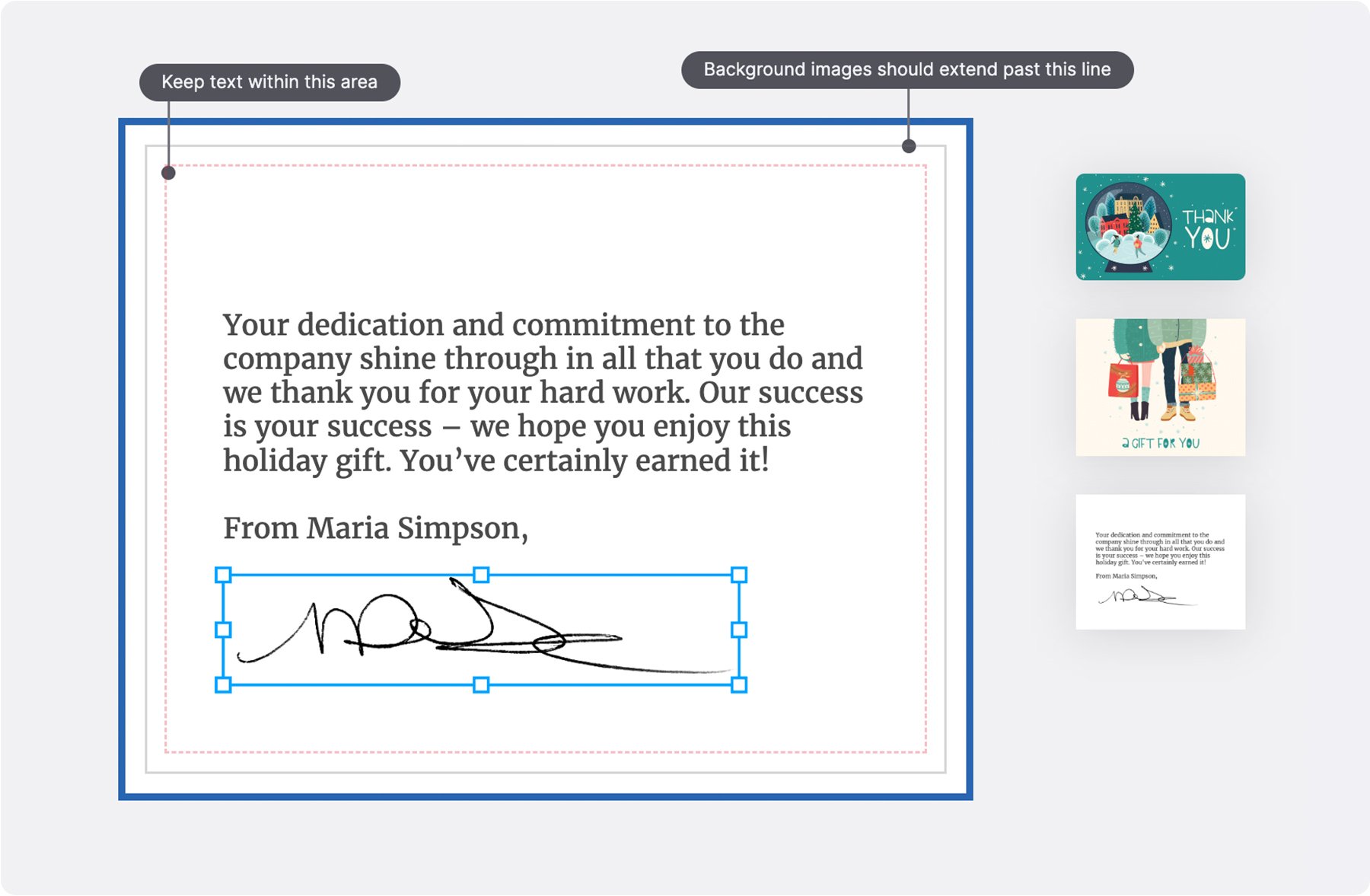 Personalized Physical Cards and Direct Mail Services